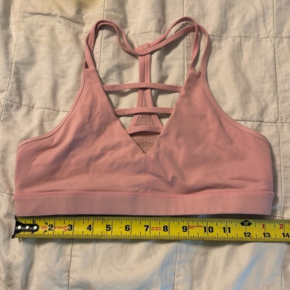 ZYIA | Intimates & Sleepwear | Zyia Active Pink Grid Sports Bra Size ...